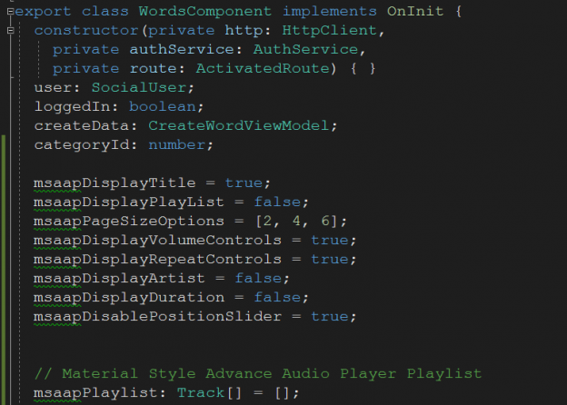 [練習][Asp.Net Core + Angular]打造一個單字記錄網站 – (21) 使用 ngx-audio-player 播放音檔 ...